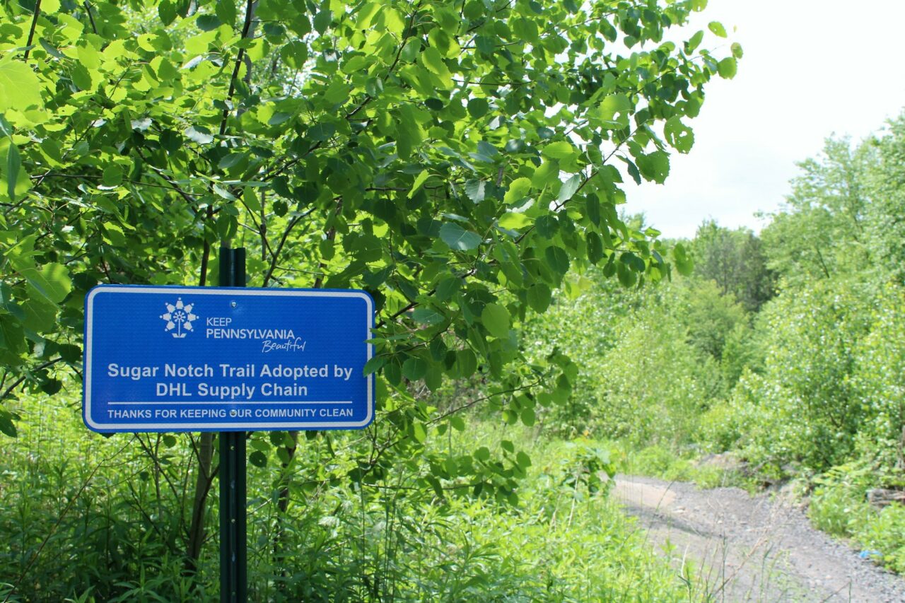 DHL Supply Chain Adopts Sugar Notch Trail - Earth Conservancy